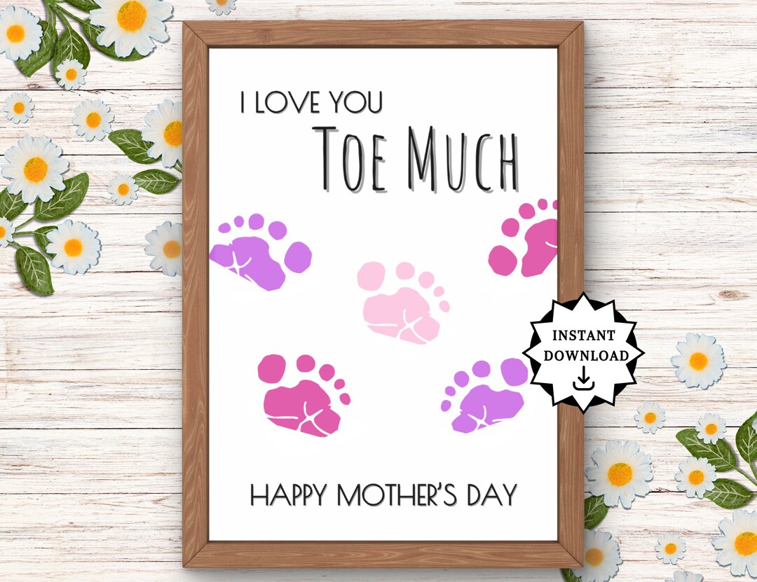 Mother's Day Handprint, Mom Handprint Sign, Grandma Handprint, Mom ...