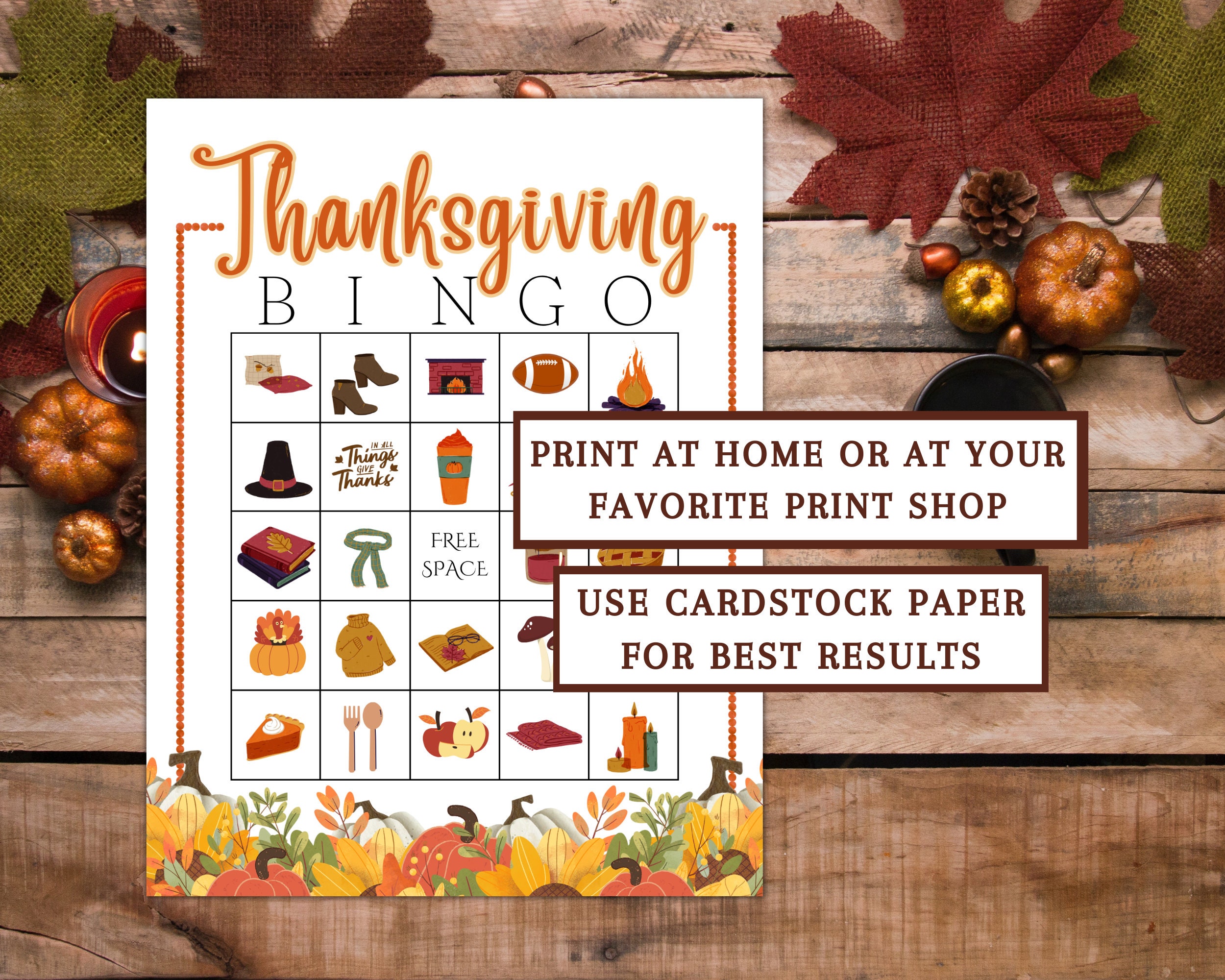 Thanksgiving Bingo, Bingo Cards, Thanksgiving Family Games ...