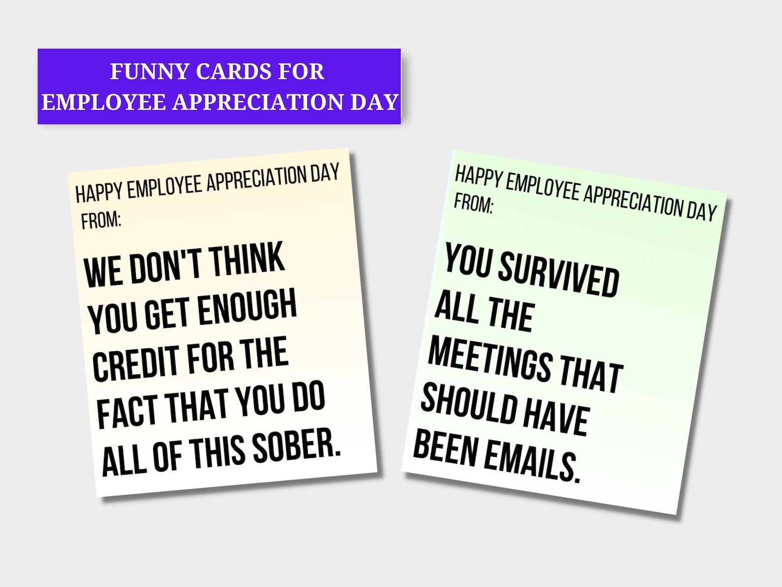 Funny Employee Appreciation Day, Funny Employee Appreciation Cards, Co ...