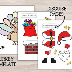 Disguise a Turkey, Turkey in Disguise Printable, Thanksgiving ...