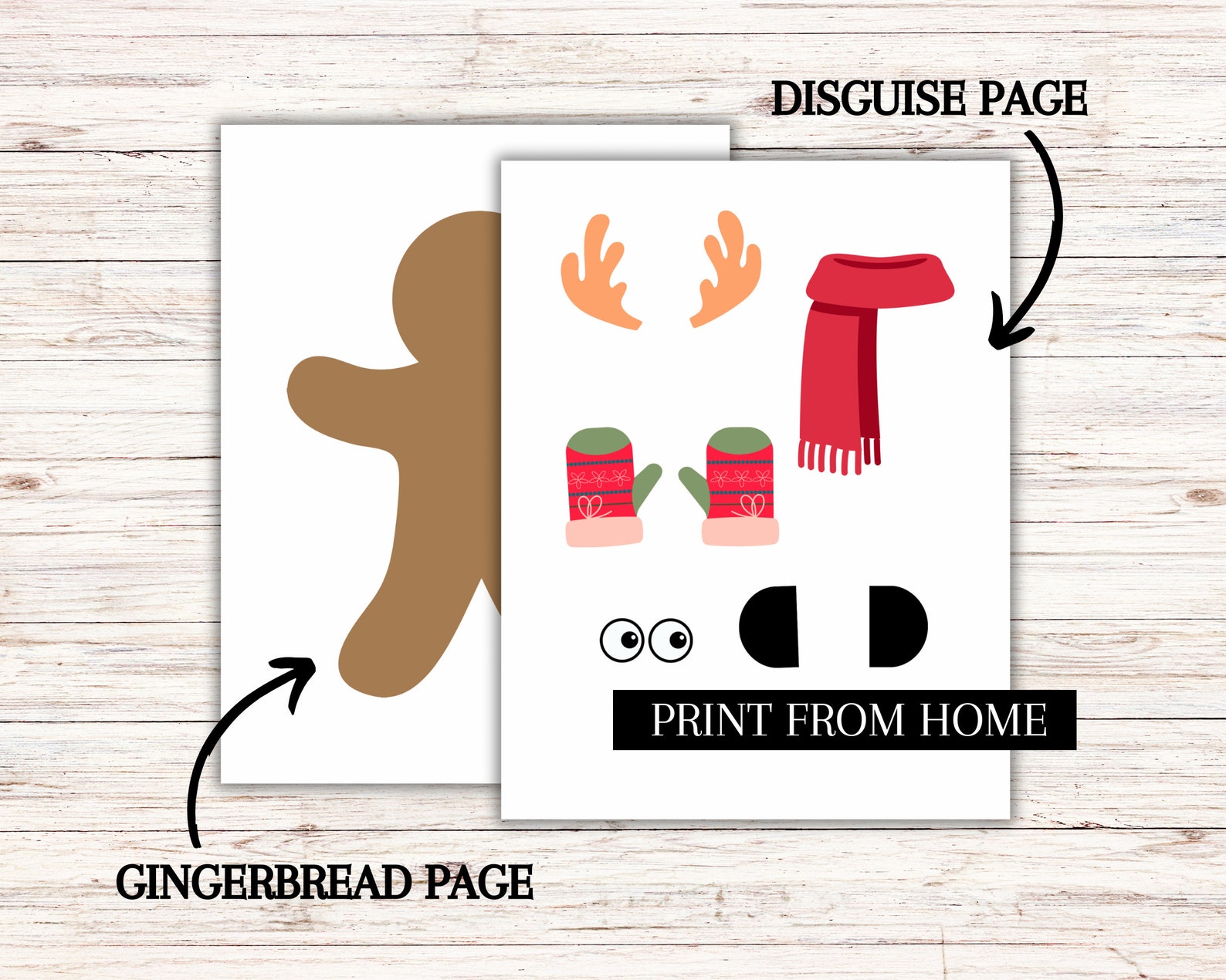 Disguise a Gingerbread Man, Gingerbread in Disguise Printable ...