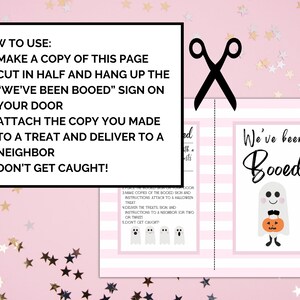 You've Been Booed Printable Halloween Kit, You've Been Booed Sign ...