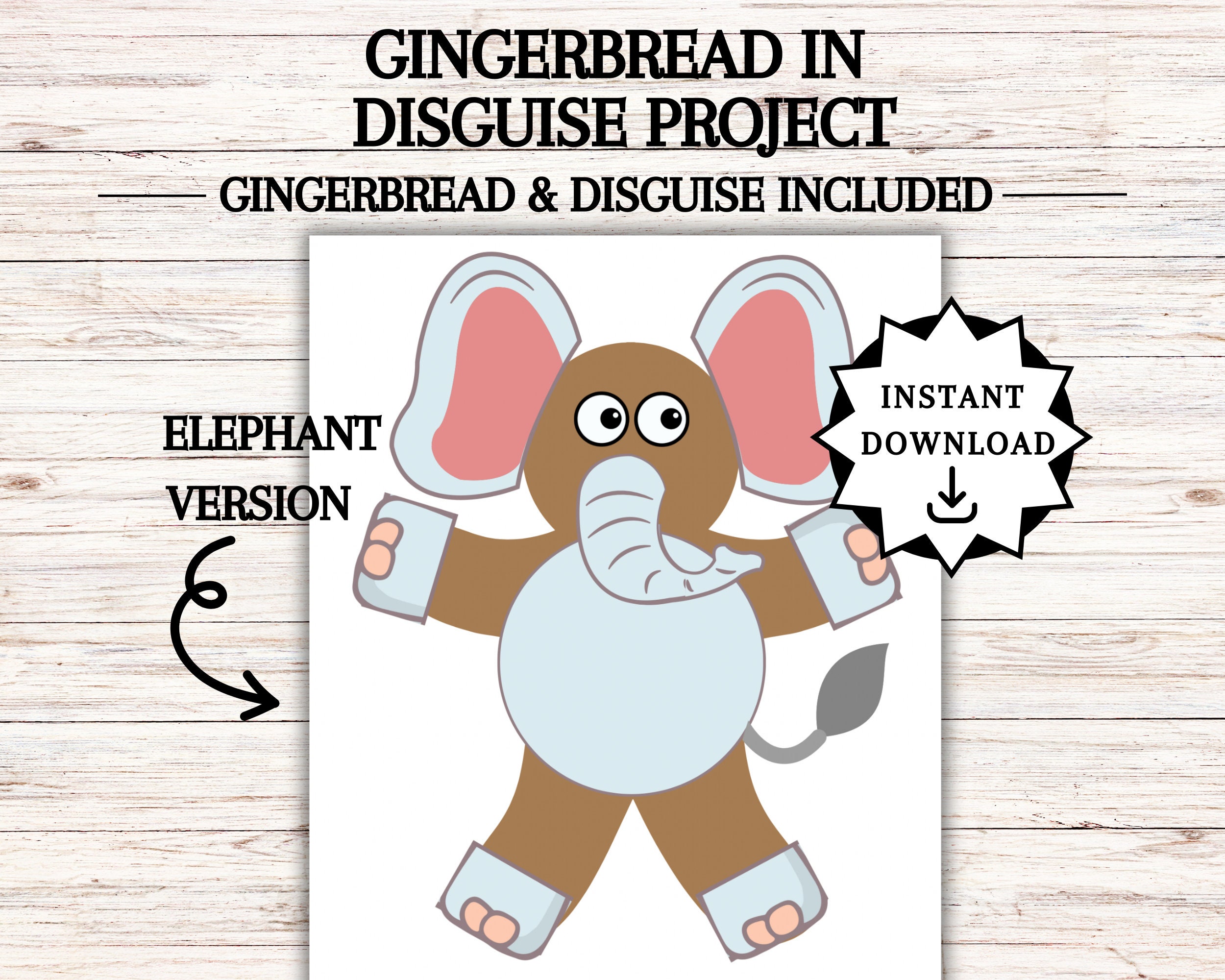 Disguise a Gingerbread Man, Gingerbread in Disguise Printable ...
