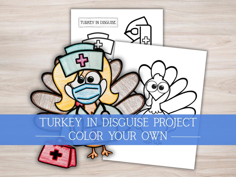 Disguise a Turkey, Turkey in Disguise Printable, Thanksgiving ...