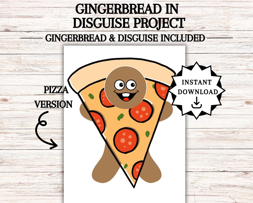 Disguise a Gingerbread Man, Gingerbread in Disguise Printable ...