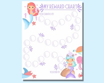 Flower Reward Chart, Toddler Reward Chart, Flower Potty Training Chart ...