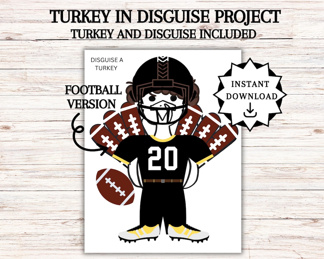 Disguise a Turkey, Turkey in Disguise Printable, Thanksgiving ...
