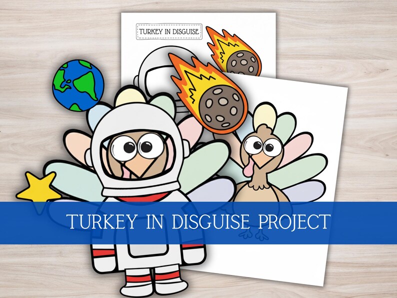 Disguise a Turkey, Turkey in Disguise Printable, Thanksgiving ...
