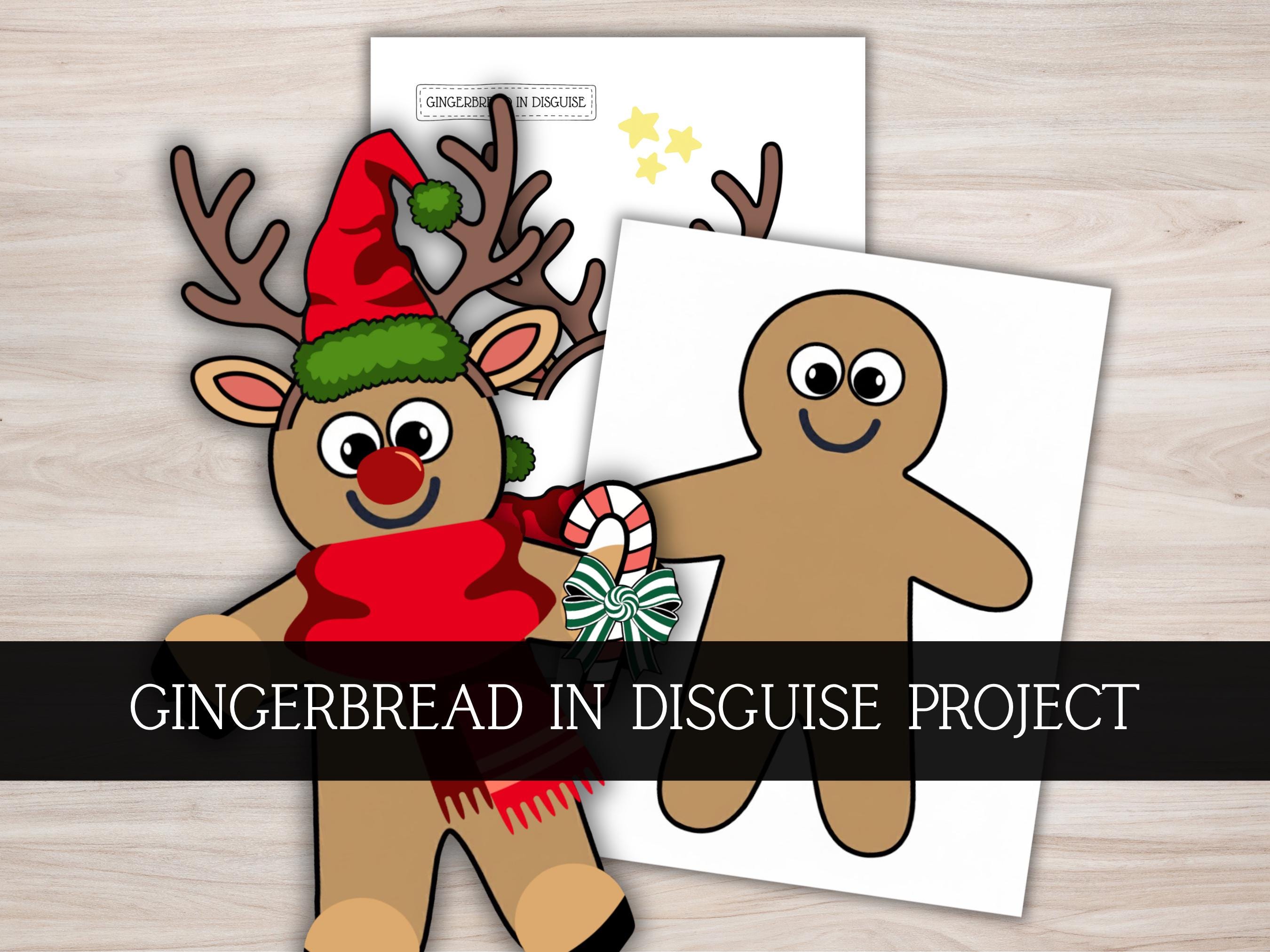 Disguise a Gingerbread Man, Gingerbread in Disguise Printable ...