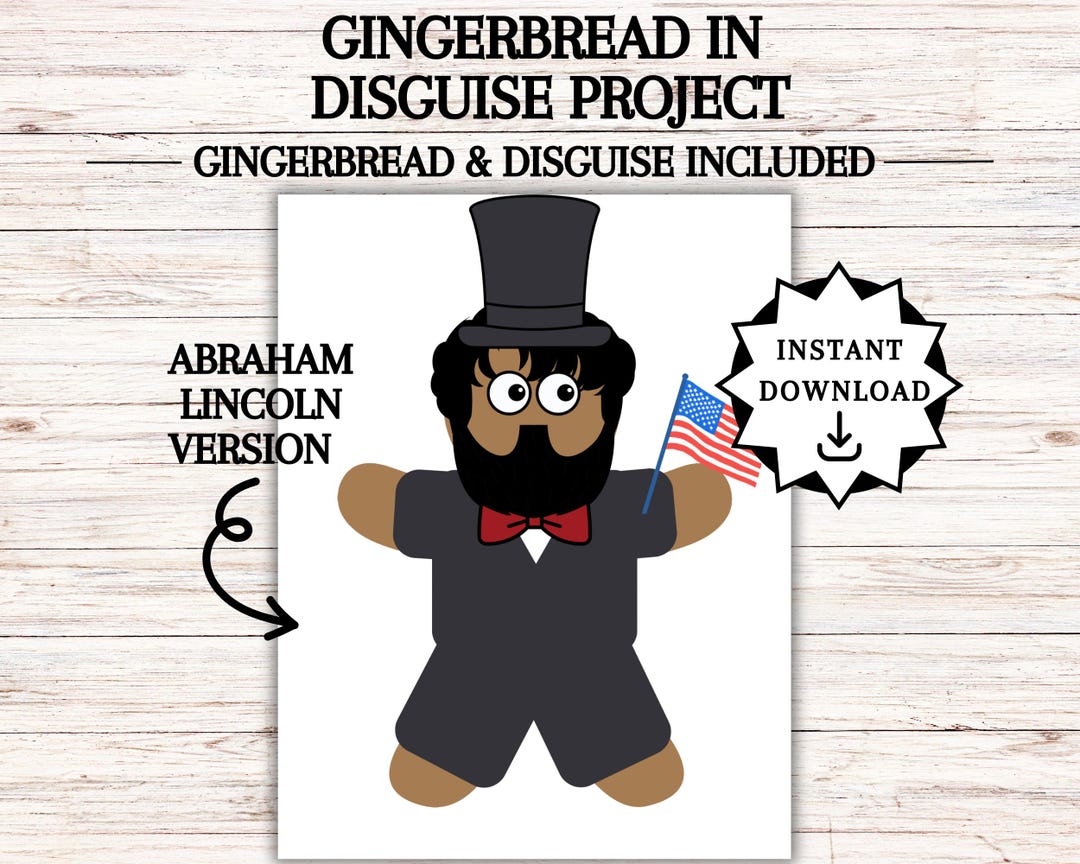 Disguise a Gingerbread Man, Gingerbread in Disguise Printable ...