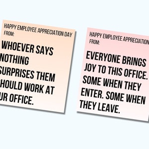 Funny Employee Appreciation Day Printable Employee - Etsy