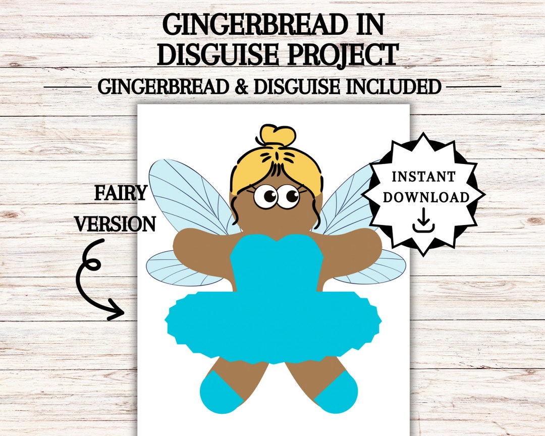 Disguise a Gingerbread Man, Gingerbread in Disguise Printable ...