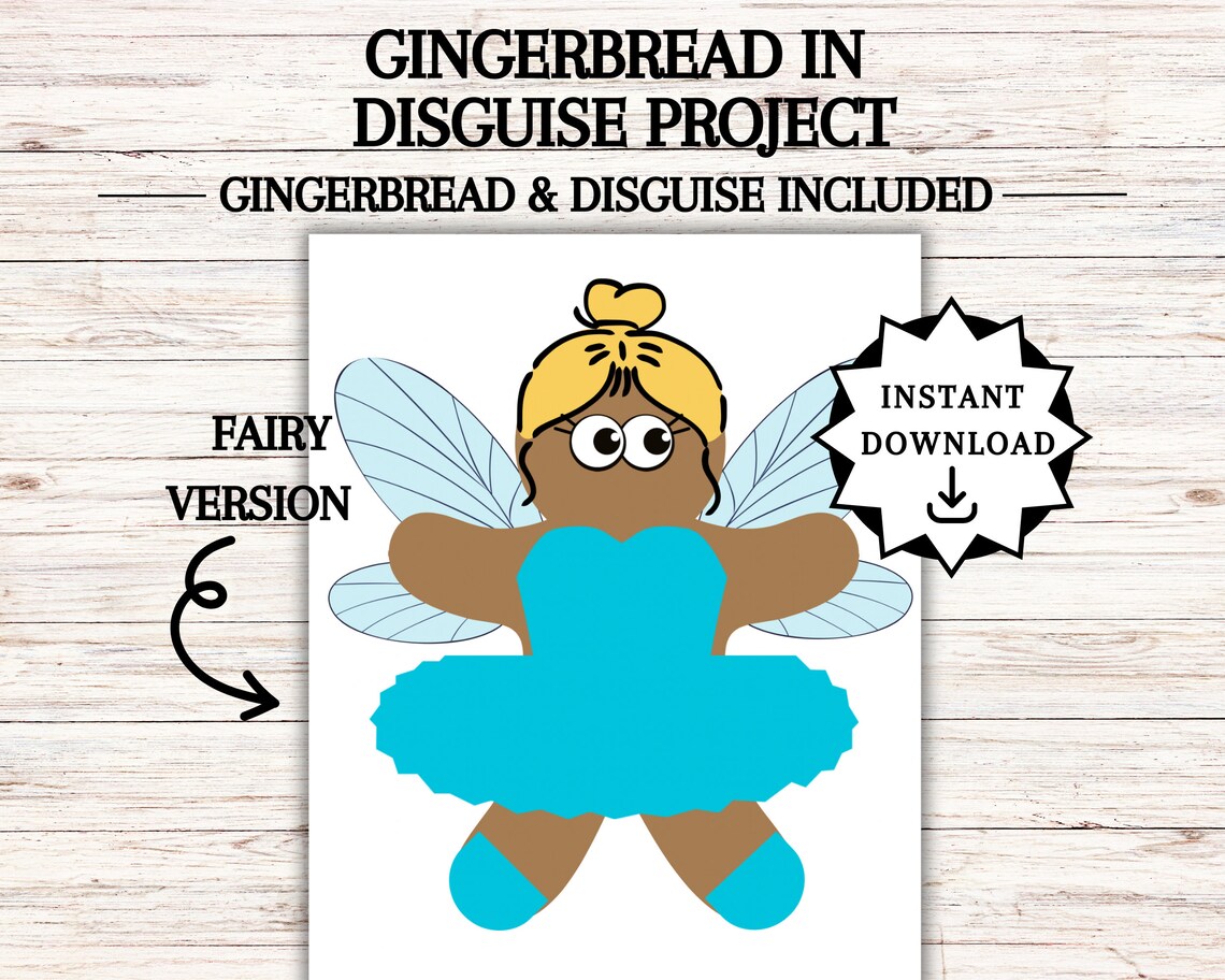 Disguise a Gingerbread Man, Gingerbread in Disguise Printable ...