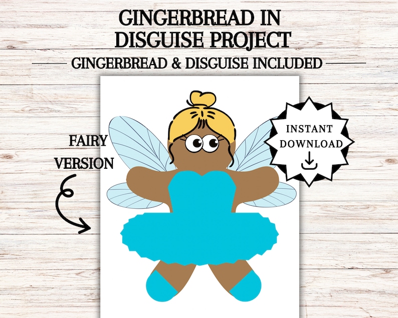 Disguise a Gingerbread Man, Gingerbread in Disguise Printable ...