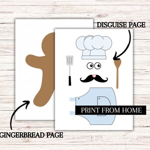 Disguise a Gingerbread Man, Gingerbread in Disguise Printable ...