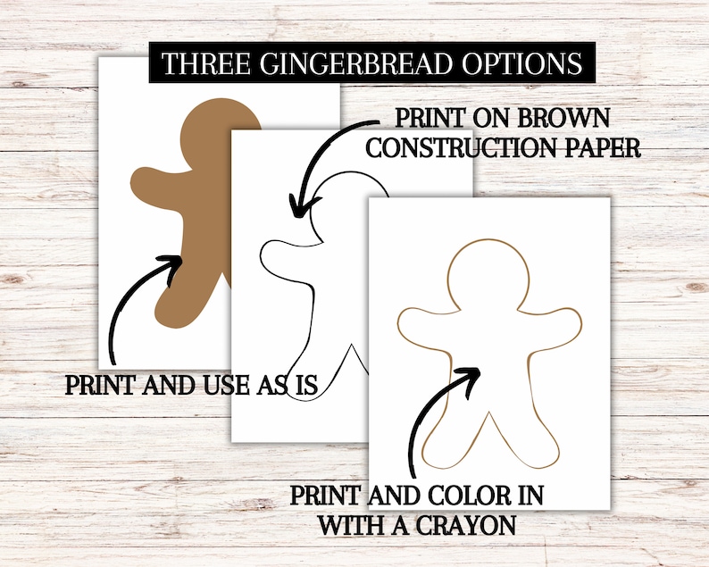 Disguise a Gingerbread Man, Gingerbread in Disguise Printable ...