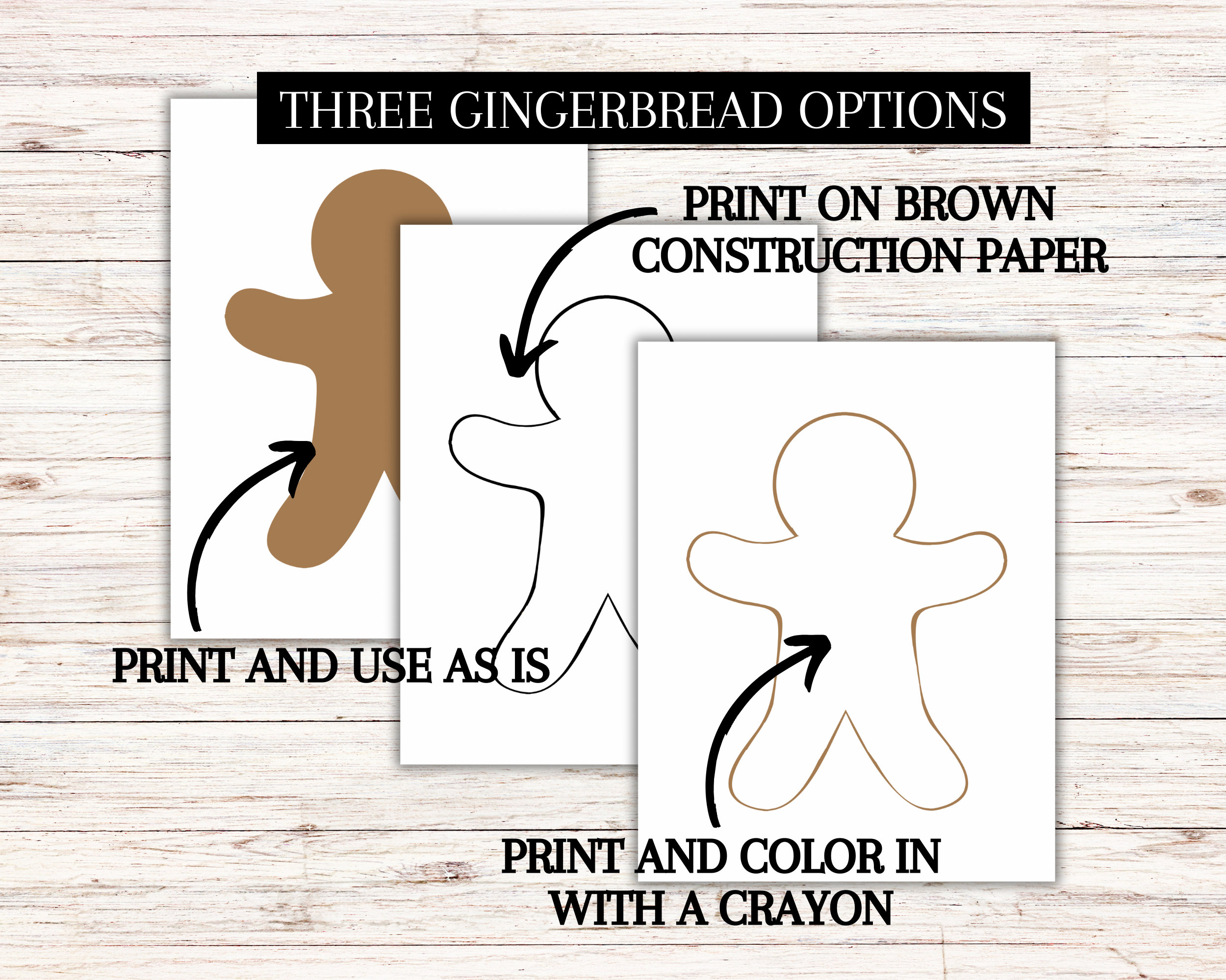 Disguise a Gingerbread Man, Gingerbread in Disguise Printable ...