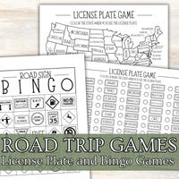 Road Trip Game Bundle, I SPY, Puzzle, Word Search and Maze Travel Games ...