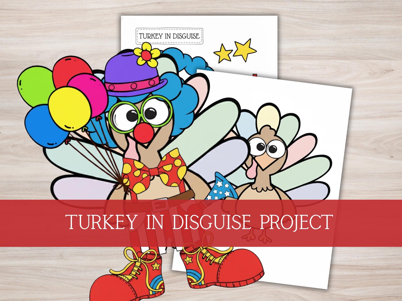 Disguise a Turkey, Turkey in Disguise Printable, Thanksgiving ...