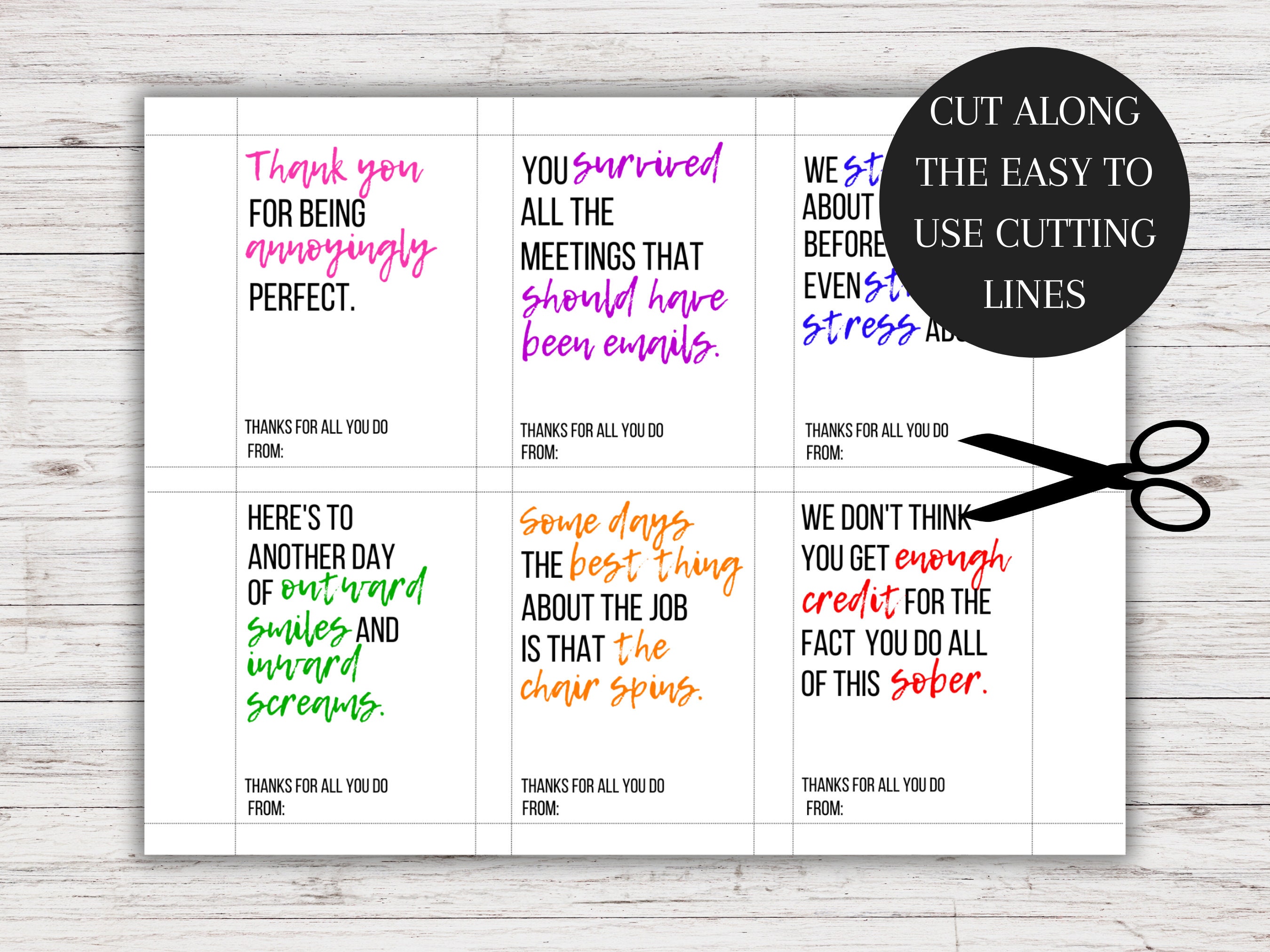 Funny Employee Appreciation Day, Printable Employee Appreciation Cards ...