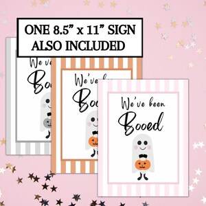 You've Been Booed Printable Halloween Kit, You've Been Booed Sign ...