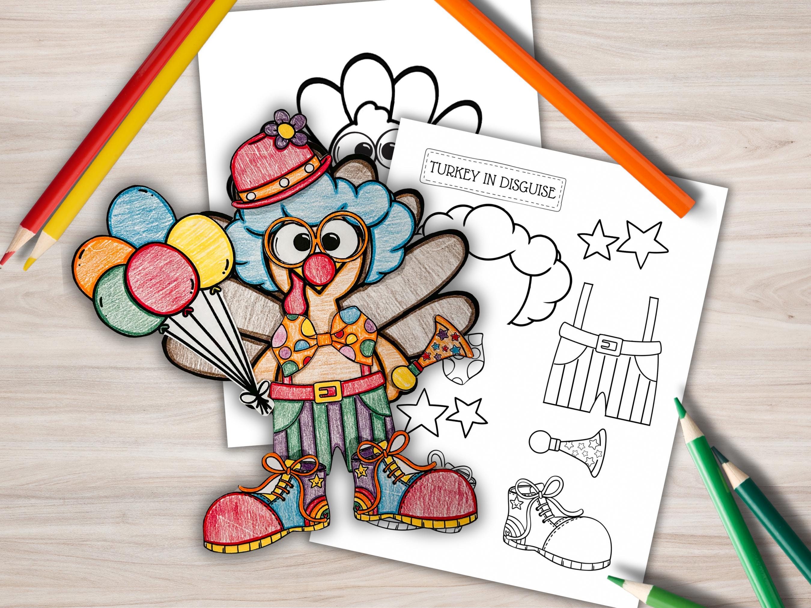 Disguise a Turkey, Turkey in Disguise Printable, Thanksgiving ...