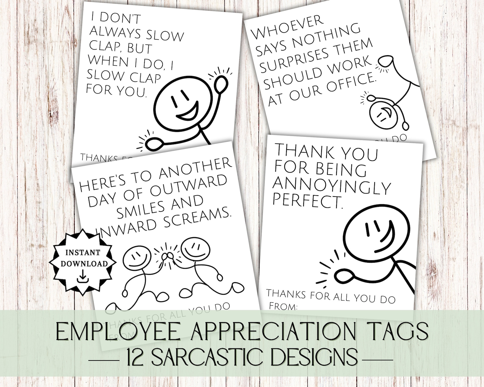 Funny Employee Appreciation Day, Funny Employee Appreciation Cards, Co ...