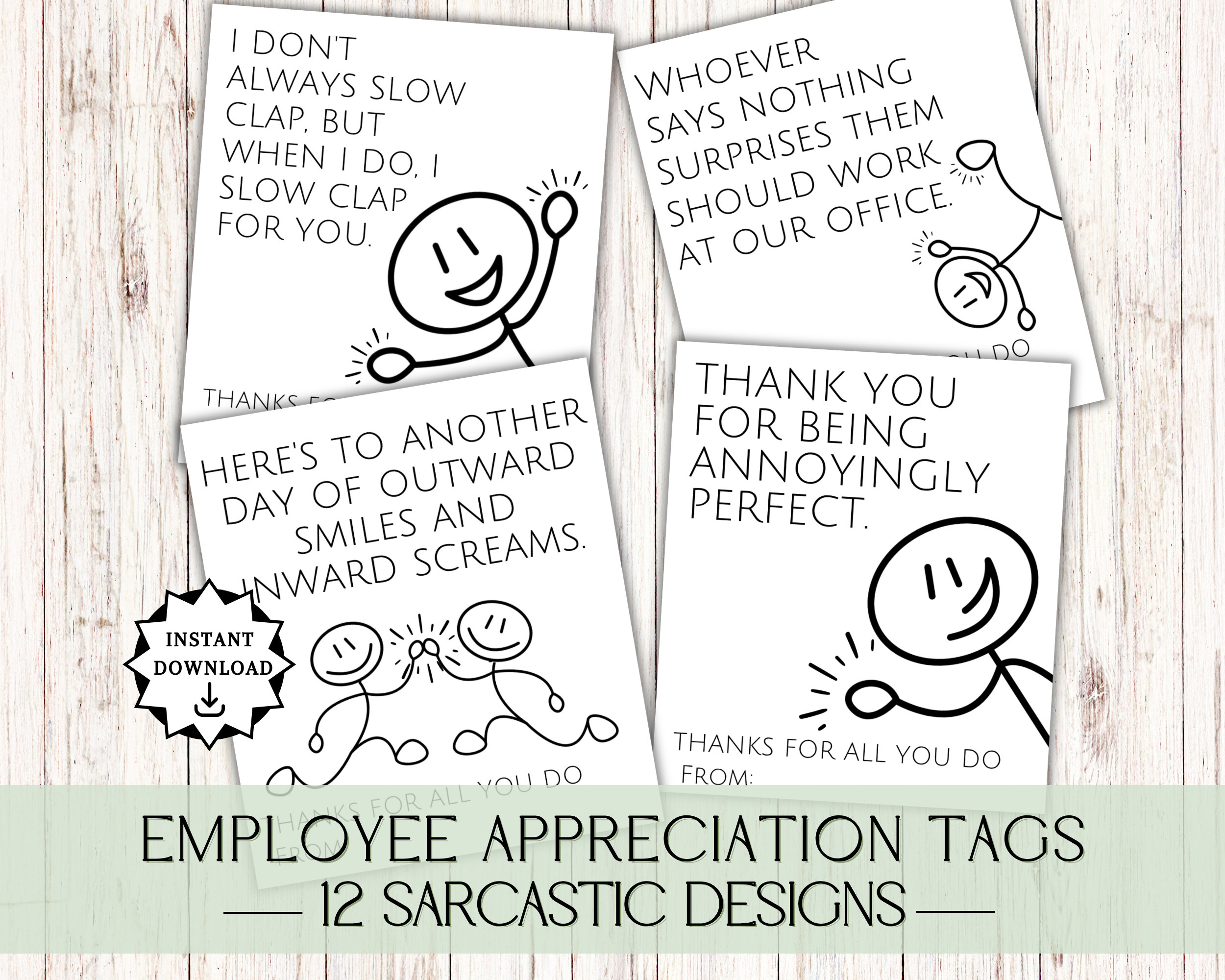 Funny Employee Appreciation Day, Funny Employee Appreciation Cards, Co ...