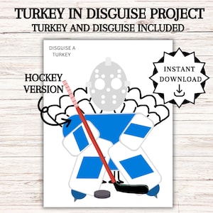 Disguise a Turkey, Turkey in Disguise Printable, Thanksgiving ...
