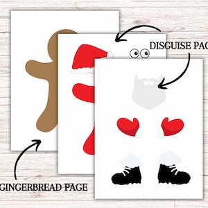 Disguise a Gingerbread Man, Gingerbread in Disguise Printable ...