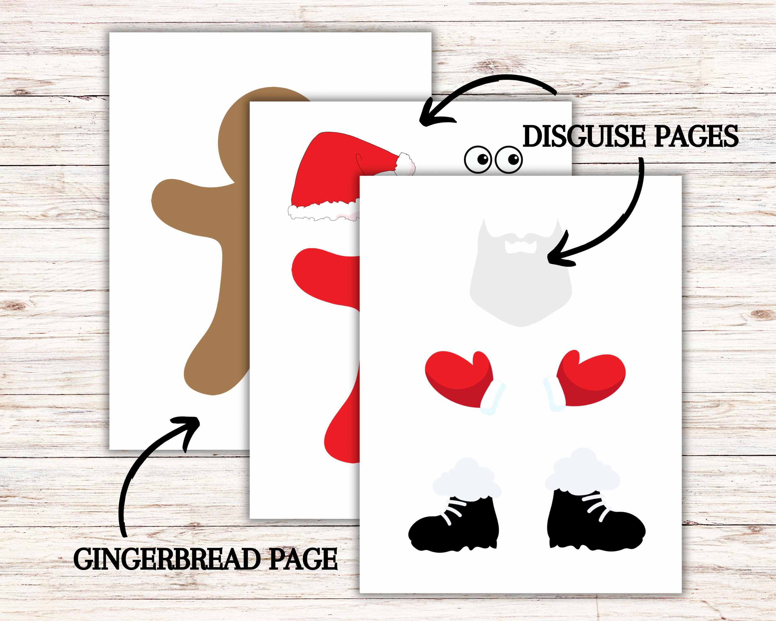 Disguise a Gingerbread Man, Gingerbread in Disguise Printable ...
