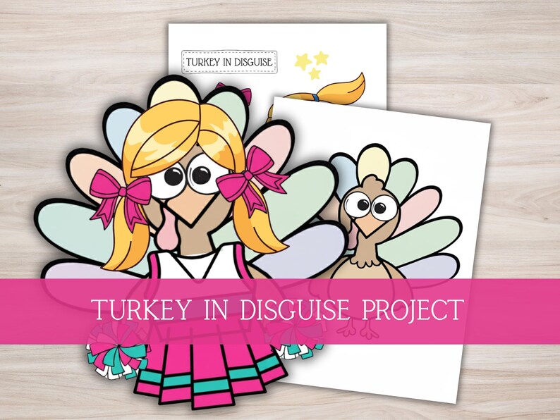 Disguise a Turkey, Turkey in Disguise Printable, Thanksgiving ...