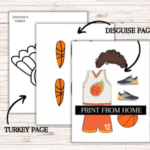 Disguise a Turkey, Turkey in Disguise Printable, Thanksgiving ...