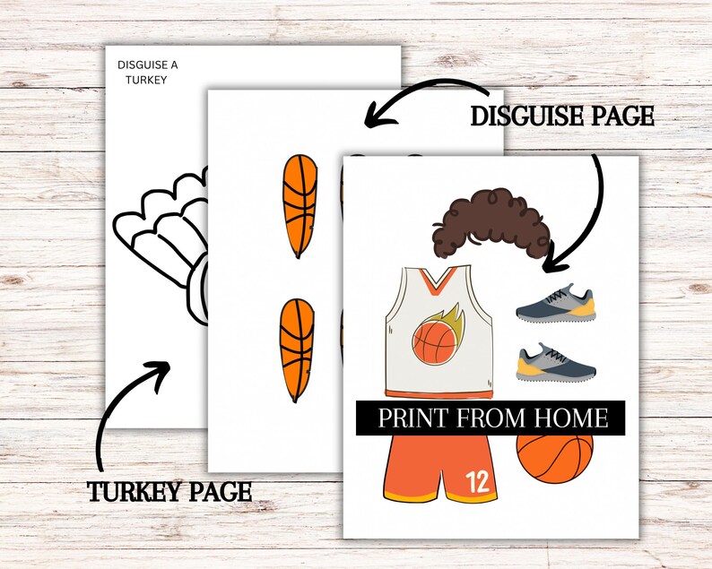 Disguise a Turkey, Turkey in Disguise Printable, Thanksgiving ...