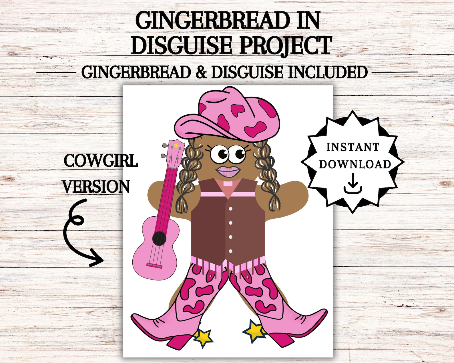 Disguise a Gingerbread Man, Gingerbread in Disguise Printable ...