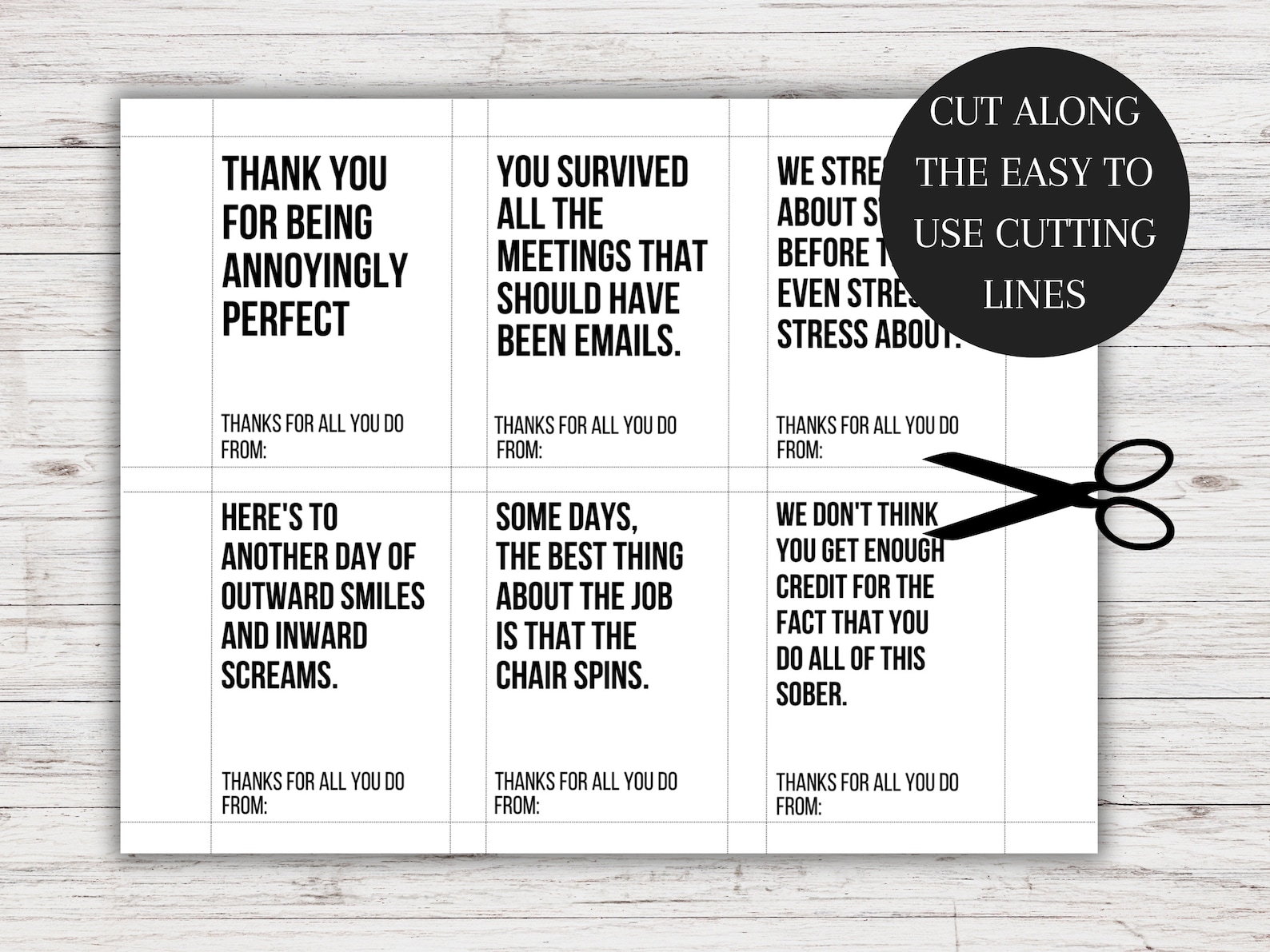 Funny Employee Appreciation Day, Printable Employee Appreciation Cards ...