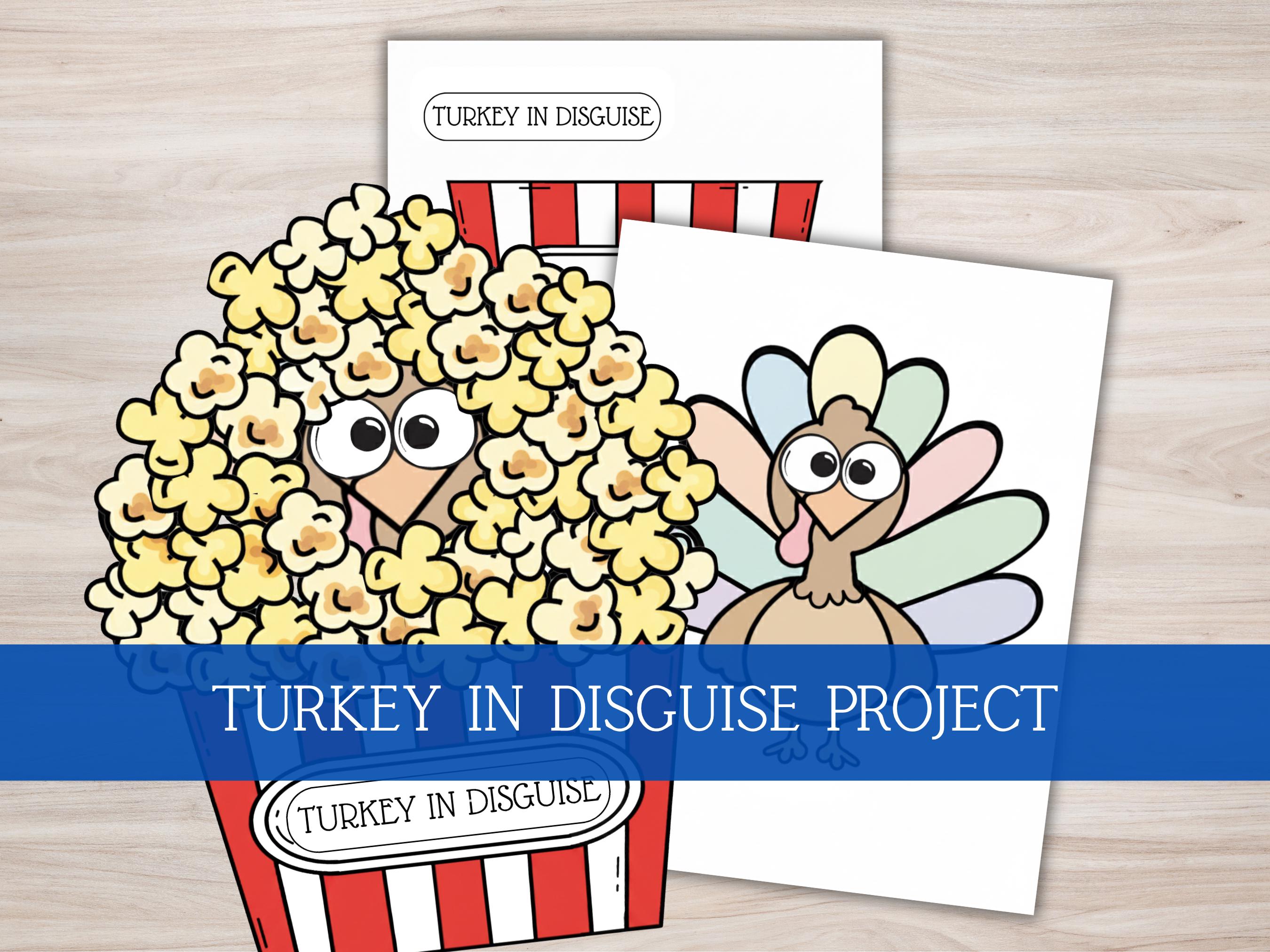 Disguise a Turkey, Turkey in Disguise Printable, Thanksgiving ...