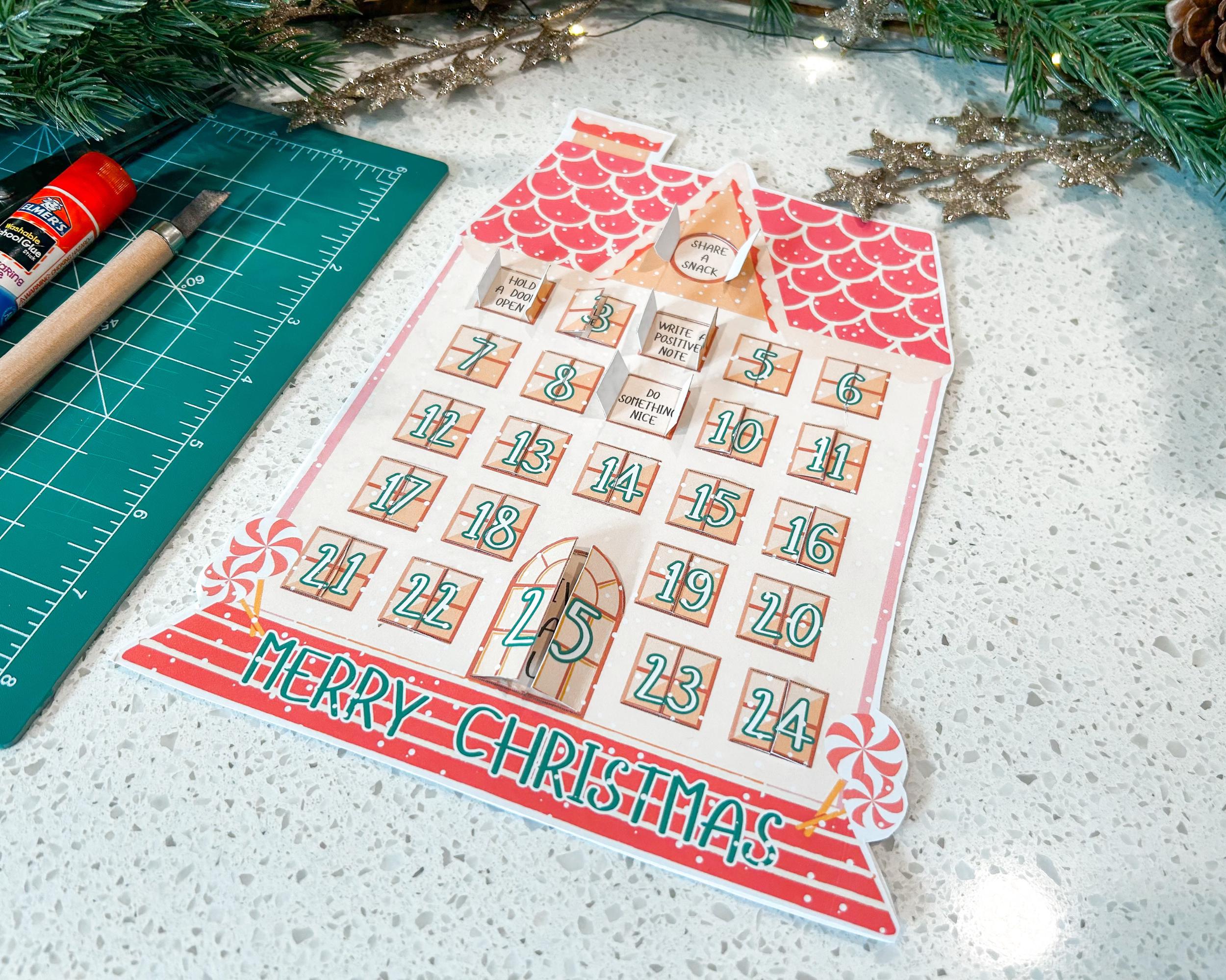 Acts of Kindness Advent Calendar, Christmas Countdown Calendar,kids ...