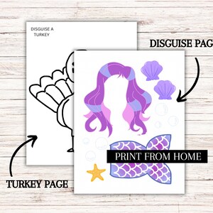 Disguise a Turkey, Turkey in Disguise Printable, Thanksgiving ...
