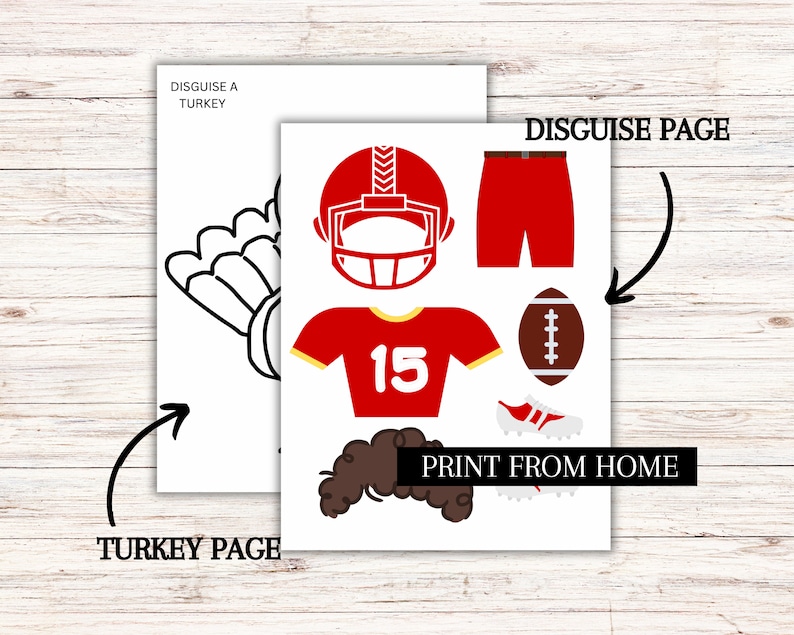 Disguise a Turkey, Turkey in Disguise Printable, Thanksgiving ...