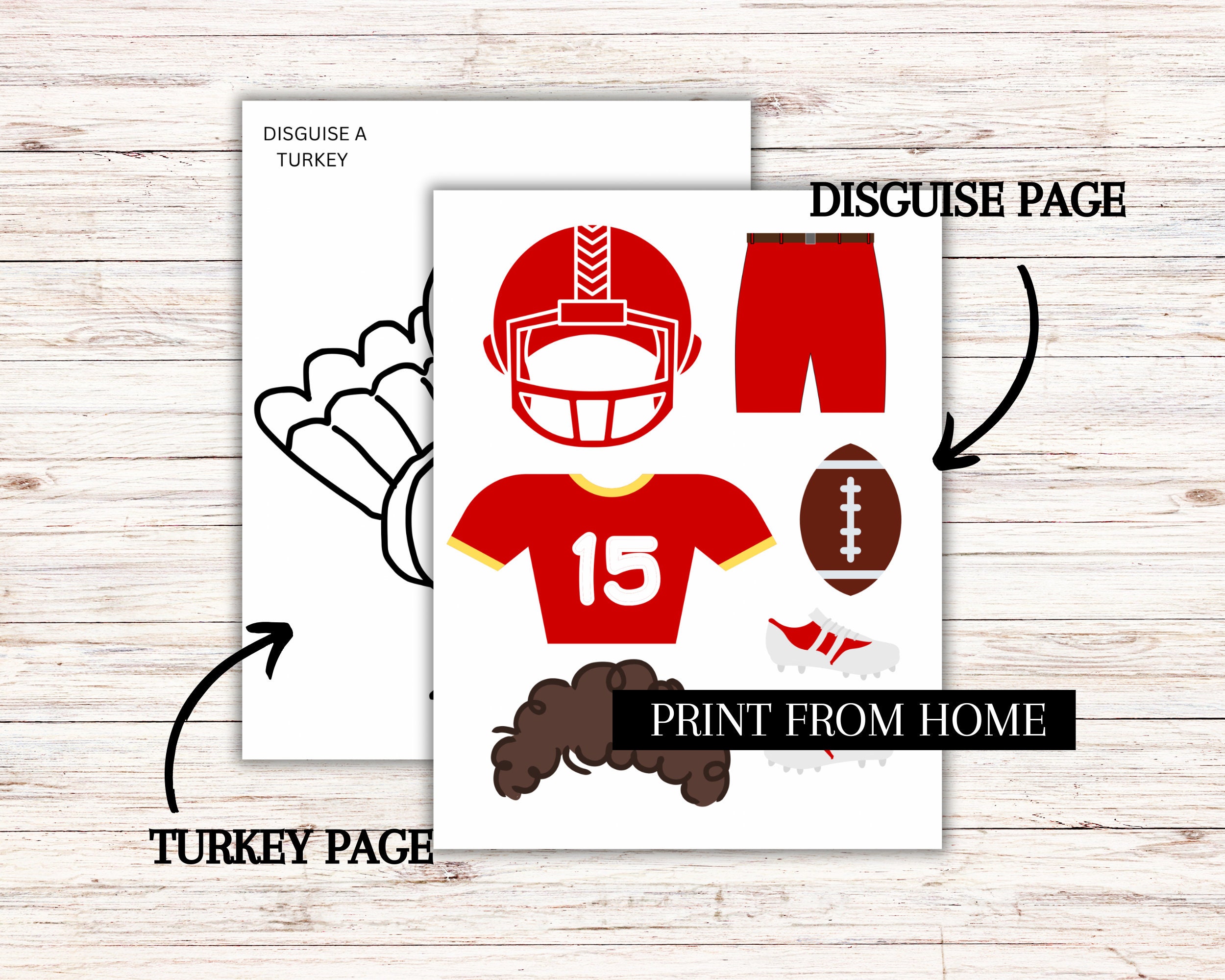 Disguise a Turkey, Turkey in Disguise Printable, Thanksgiving ...