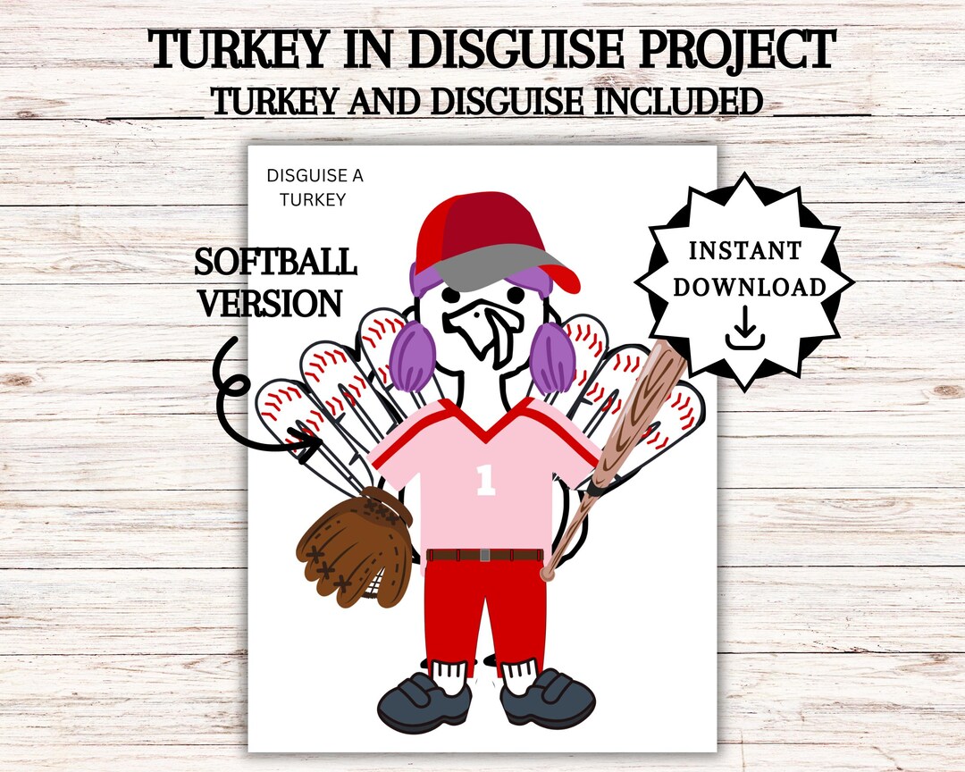 Disguise a Turkey, Turkey in Disguise Printable, Thanksgiving ...