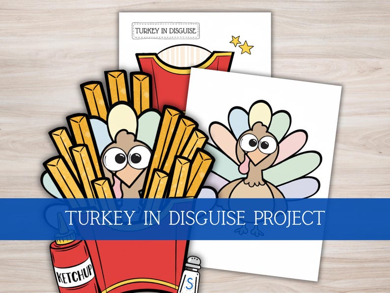 Disguise a Turkey, Turkey in Disguise Printable, Thanksgiving ...