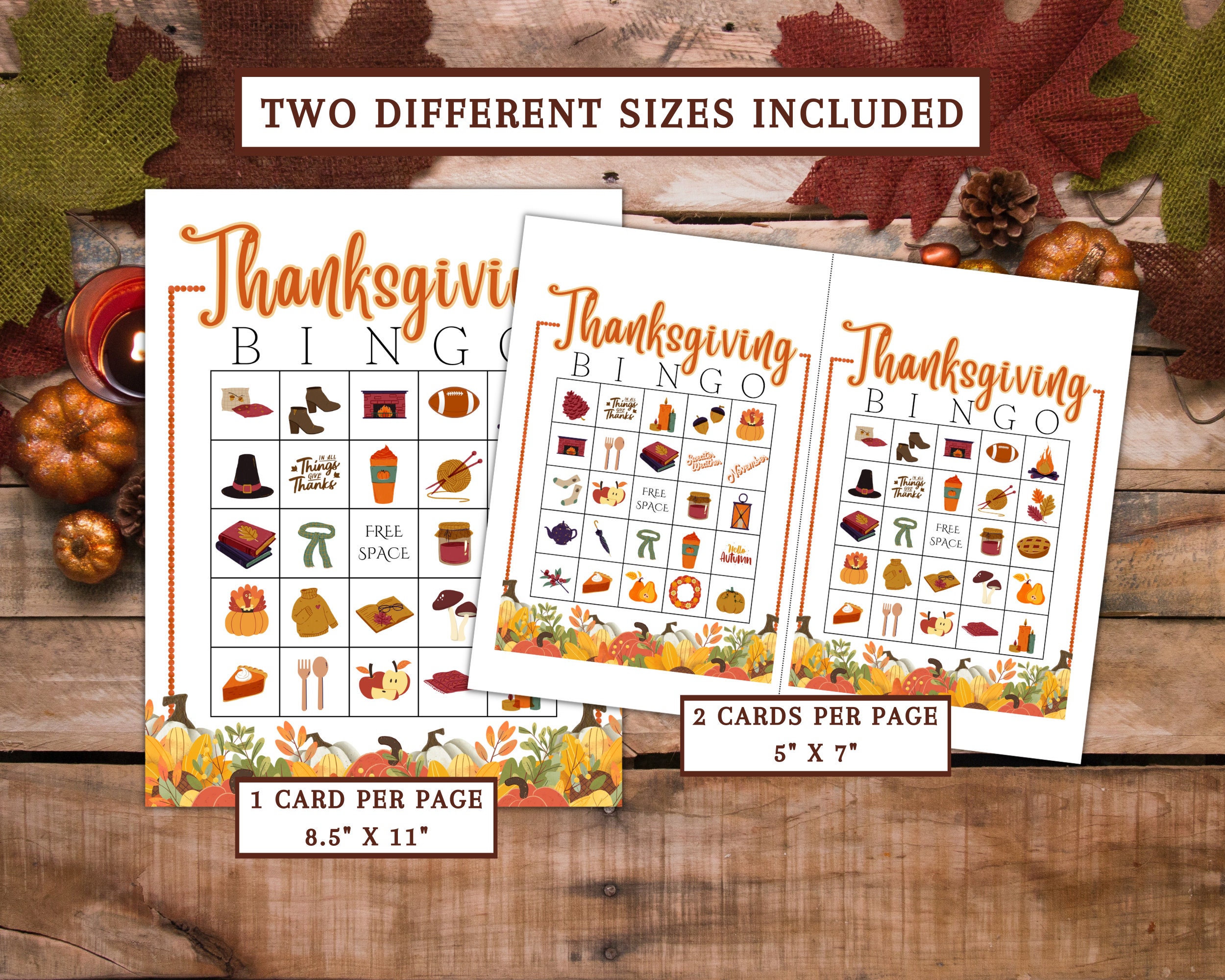 Thanksgiving Bingo, Bingo Cards, Thanksgiving Family Games ...