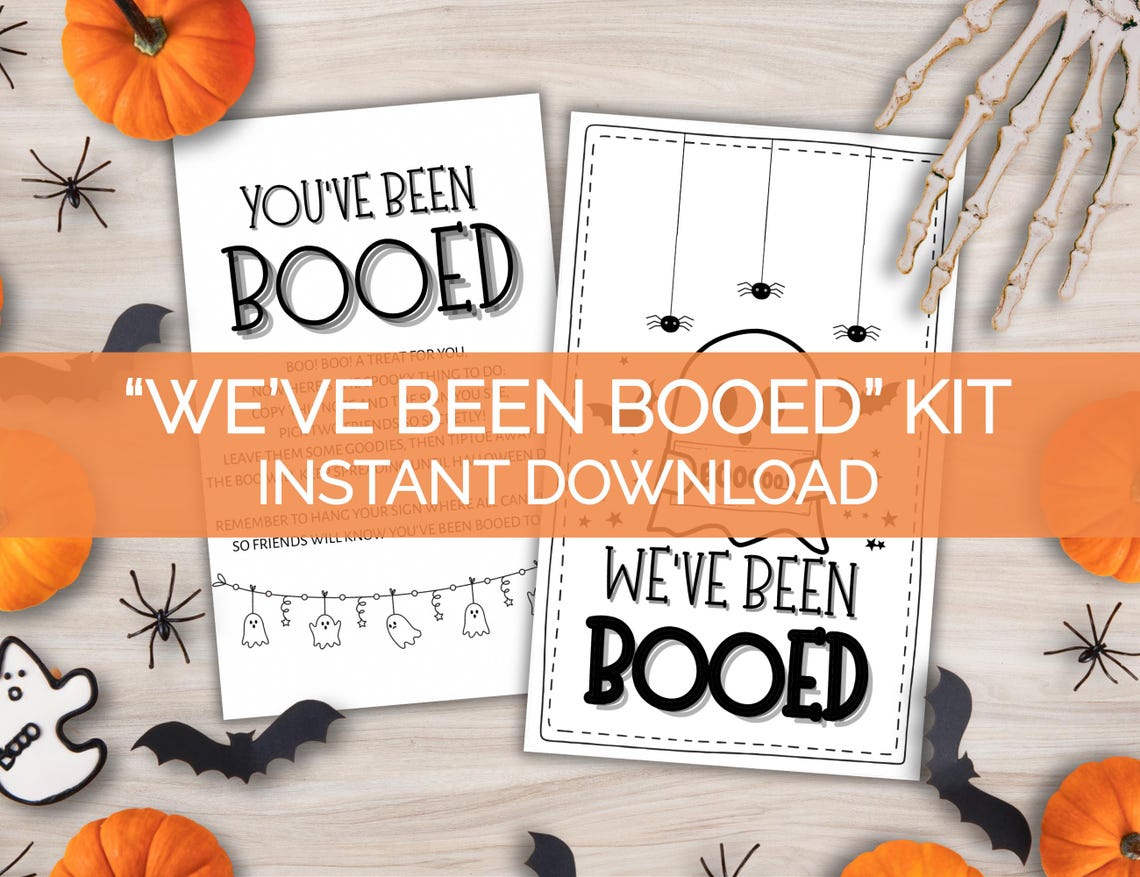 We’ve Been Booed Printable Kit, Neighborhood Boo Game, You’ve Been ...