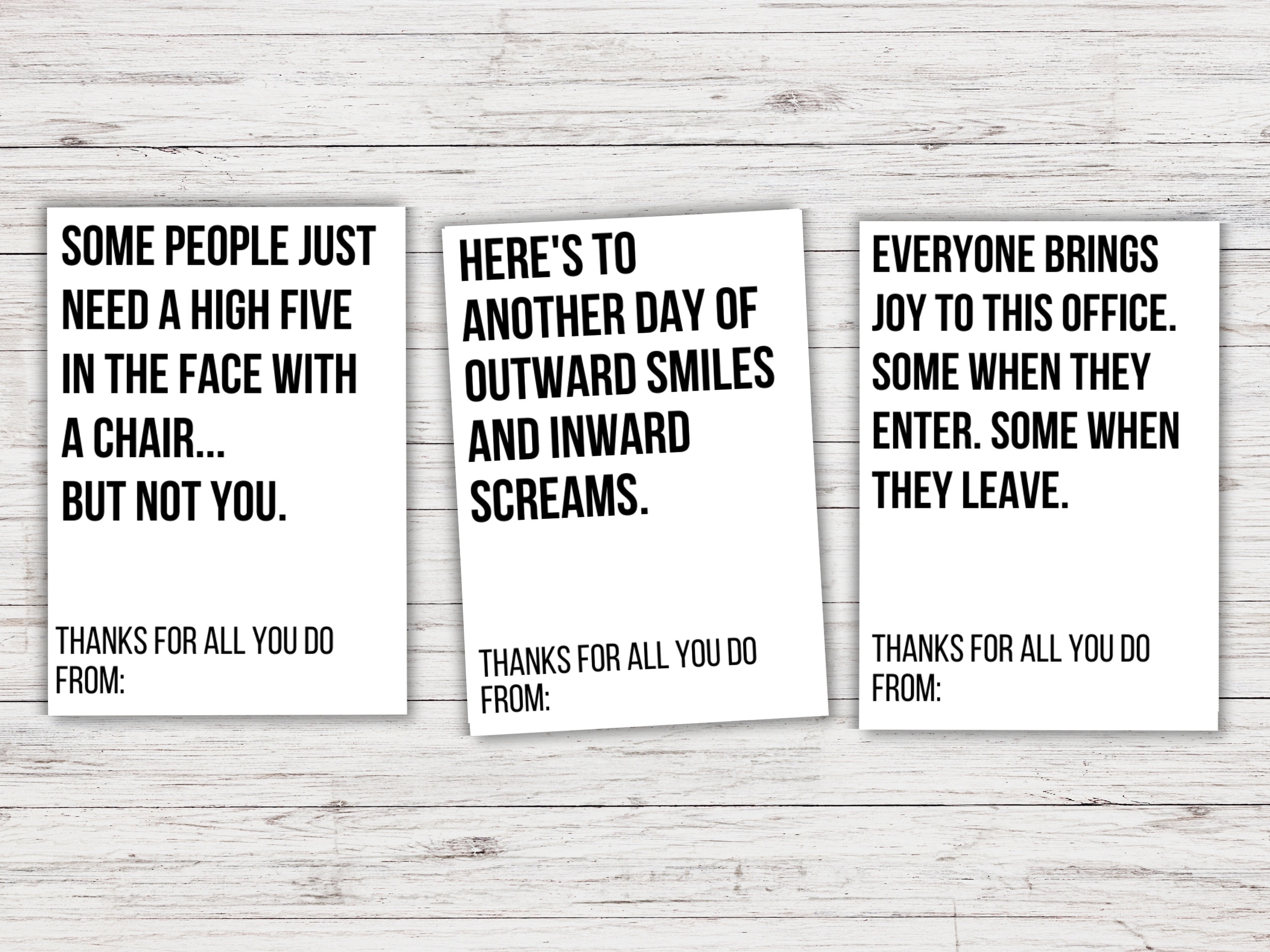 Funny Employee Appreciation Day, Printable Employee Appreciation Cards ...