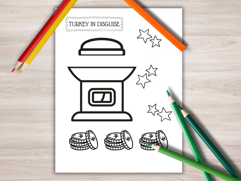 Disguise a Turkey, Turkey in Disguise Printable, Thanksgiving ...