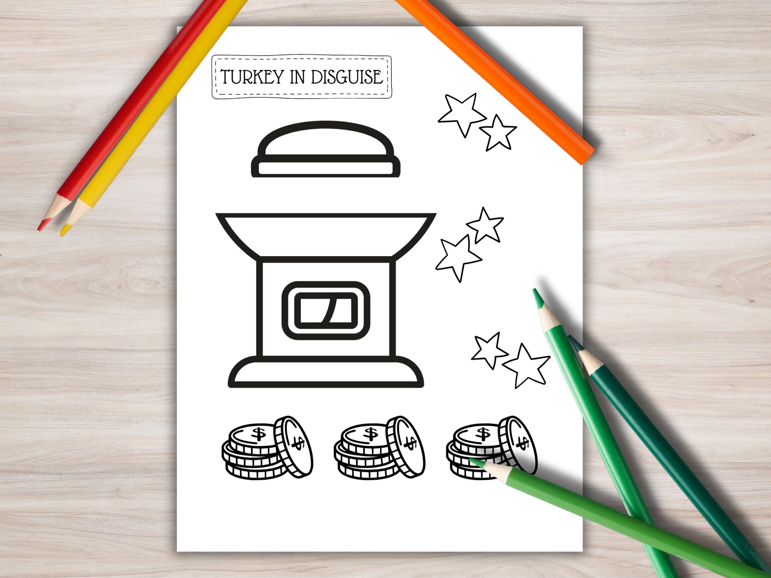 Disguise a Turkey, Turkey in Disguise Printable, Thanksgiving ...