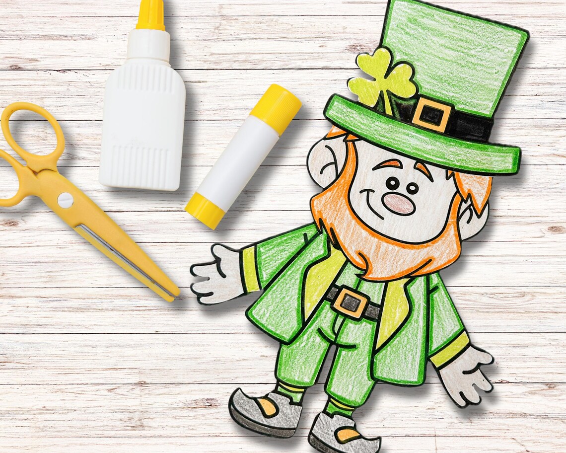 St. Patrick’s Day Leprechaun Craft, Build Your Own Leprechaun Craft ...