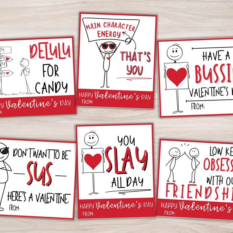 Classmate Valentines - Etsy